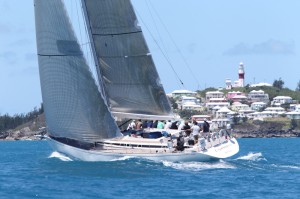 2012 Bermuda Race finish at St David's Lighthouse Uxorious IV - GBR ...