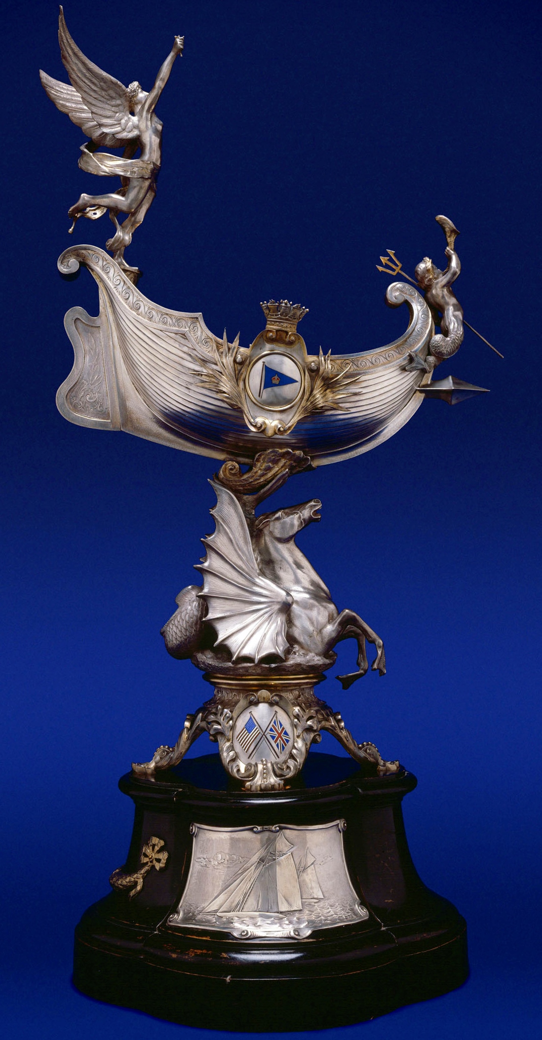 The original Bermuda Race £100 Lipton Cup awarded to Commodore Frank ...